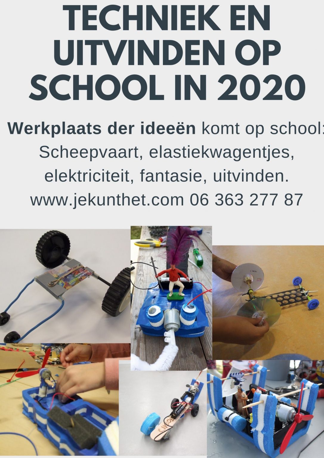 Basisscholen: techniekles - Werkplaats der ideeën